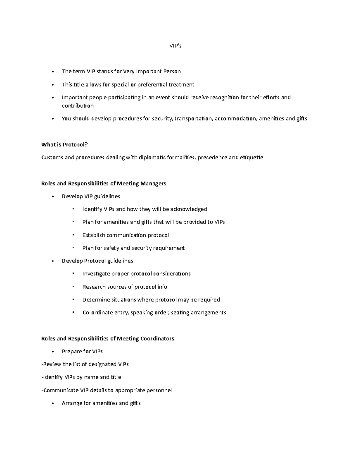 Vips - vips - VIP’s The term VIP stands for Very Important Person This ...