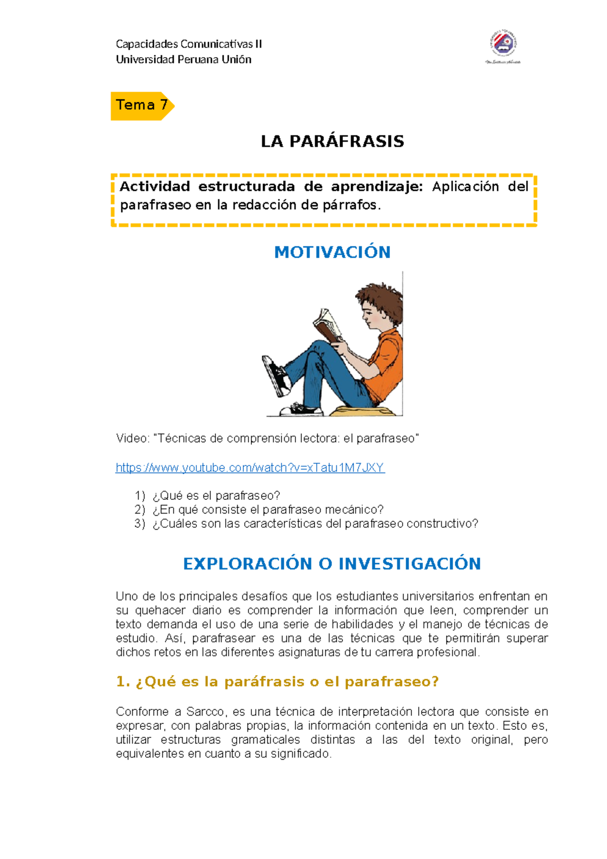 Tema 7 - paráfrasis de párrafos (1) ic28pf0sov - Capacidades ...