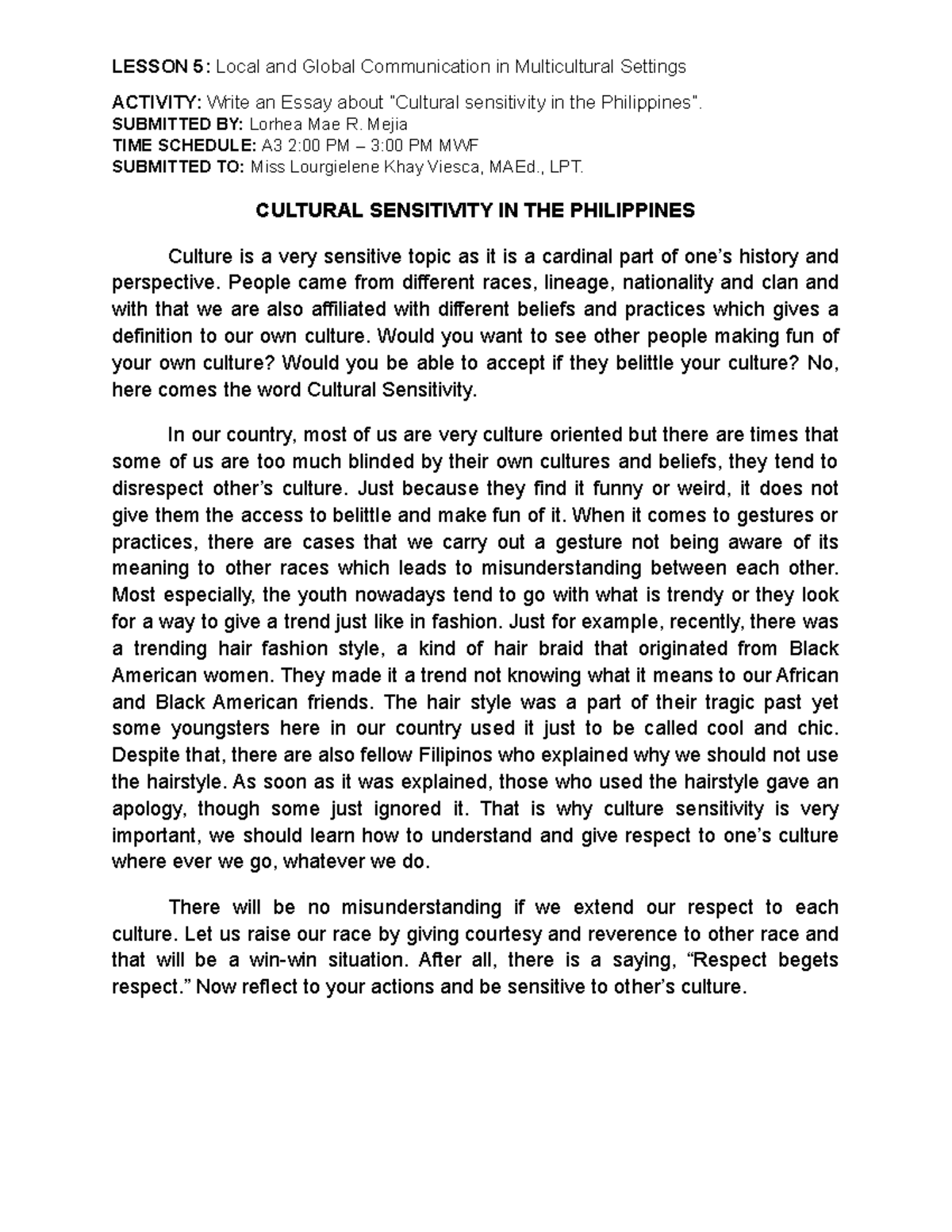 Purposive Com. Activity 4 - LESSON 5: Local and Global Communication in ...