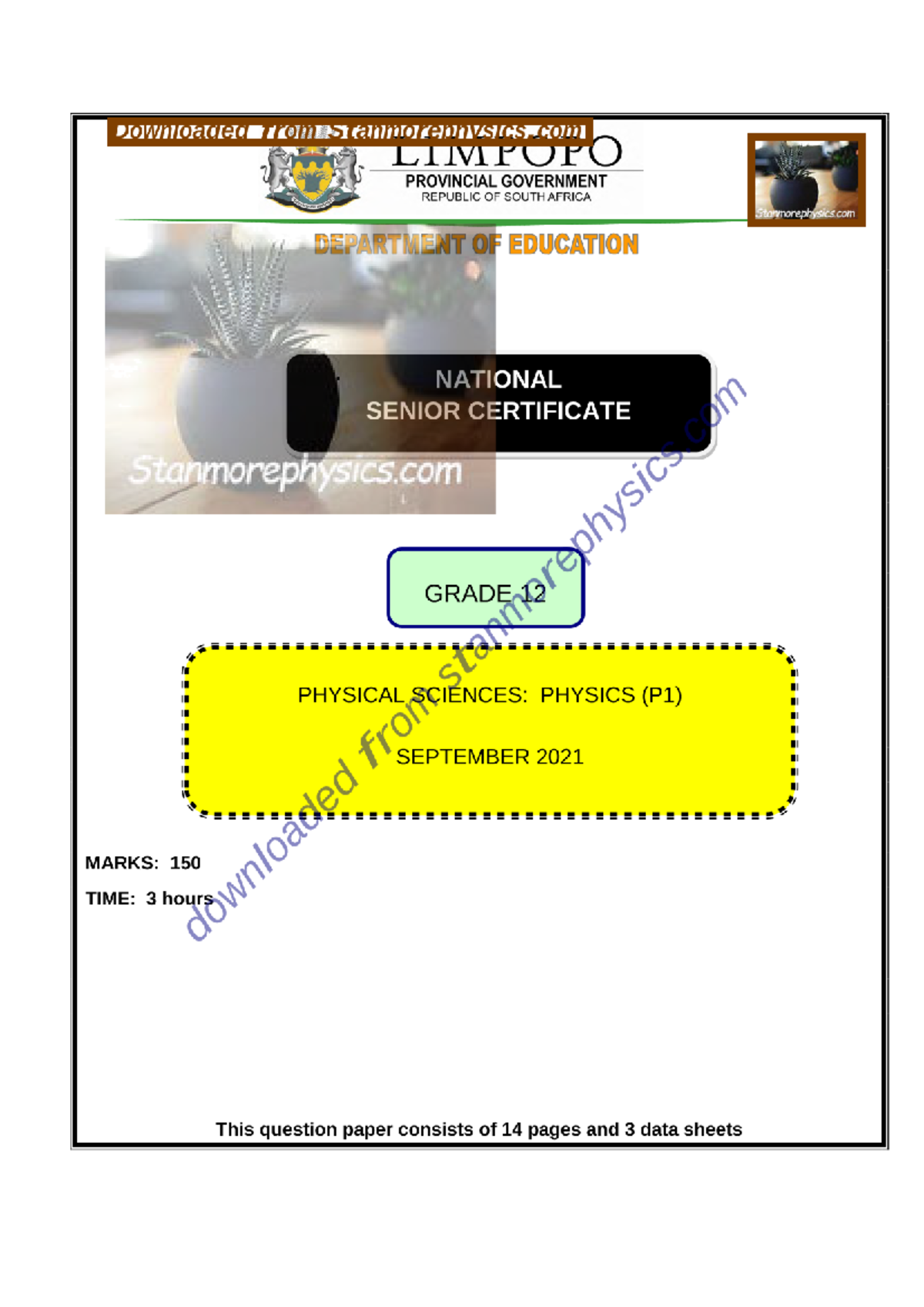 Revision grade 12 revision practise document preparatory and final exam ...