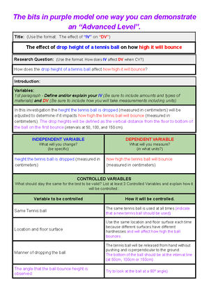 HSB SBA-1 - This is a sample - OBERLIN HIGH SCHOOL Human and Social ...