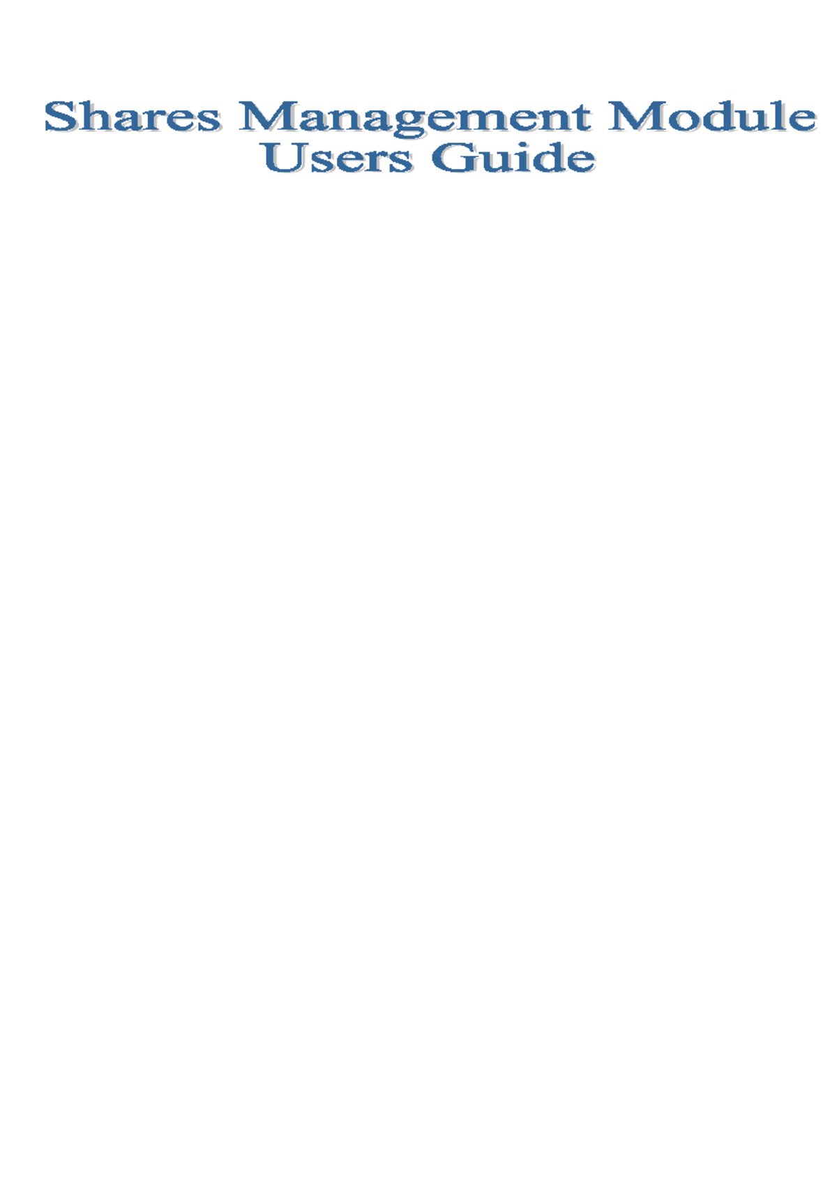 SMS Client User Manual 1 - Tables of Content Tables of - Studocu