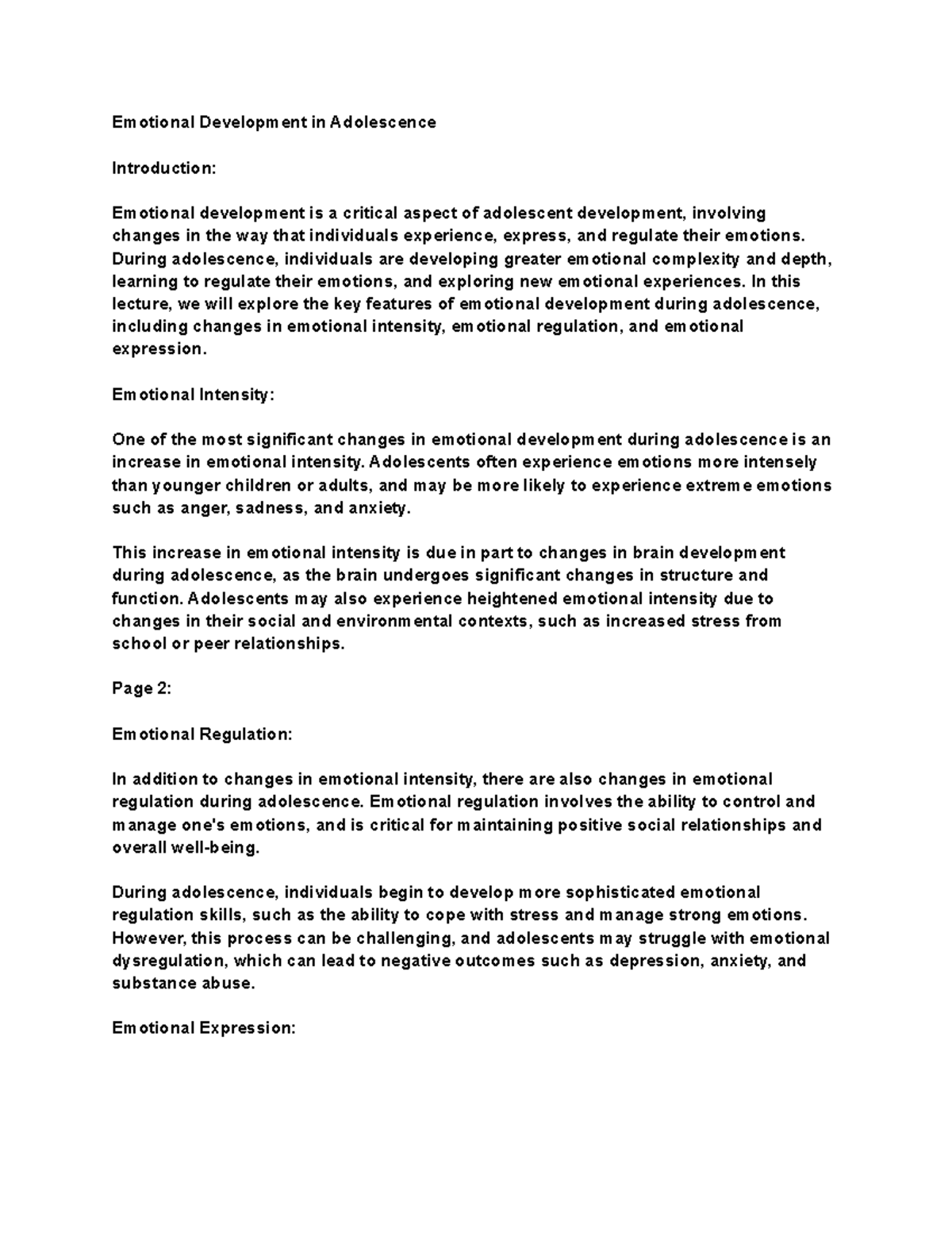 Emotional Development In Adolescence Emotional Development In emotional-development-in-adolescence-emotional-development-in
