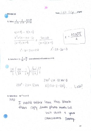 Section 1.6 Part 2 Working with Functions - Graphs - Section 1 Part 2: Working with Functions ...