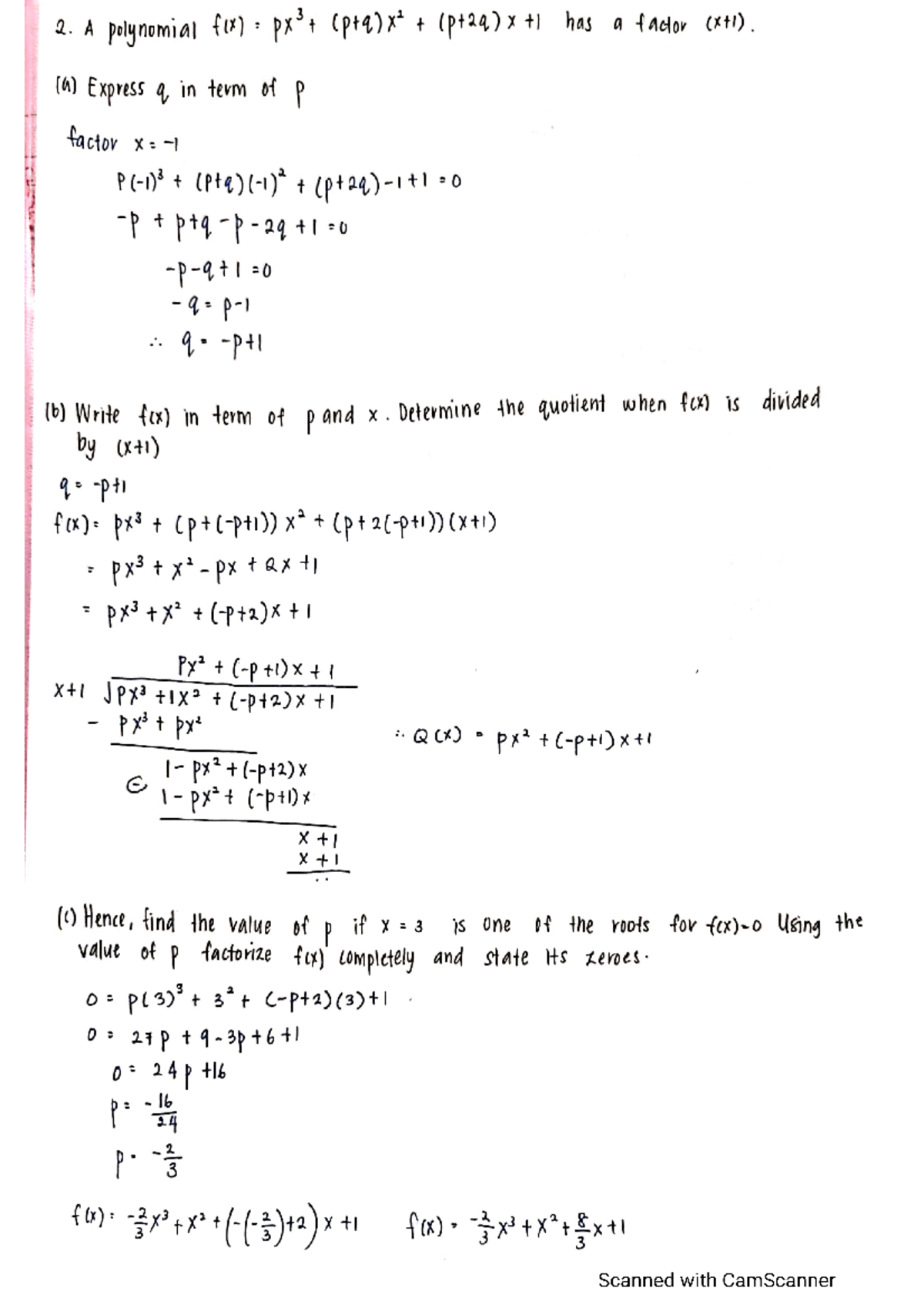 Maths Q2 - Matriculation - Mathematics 1 - Studocu