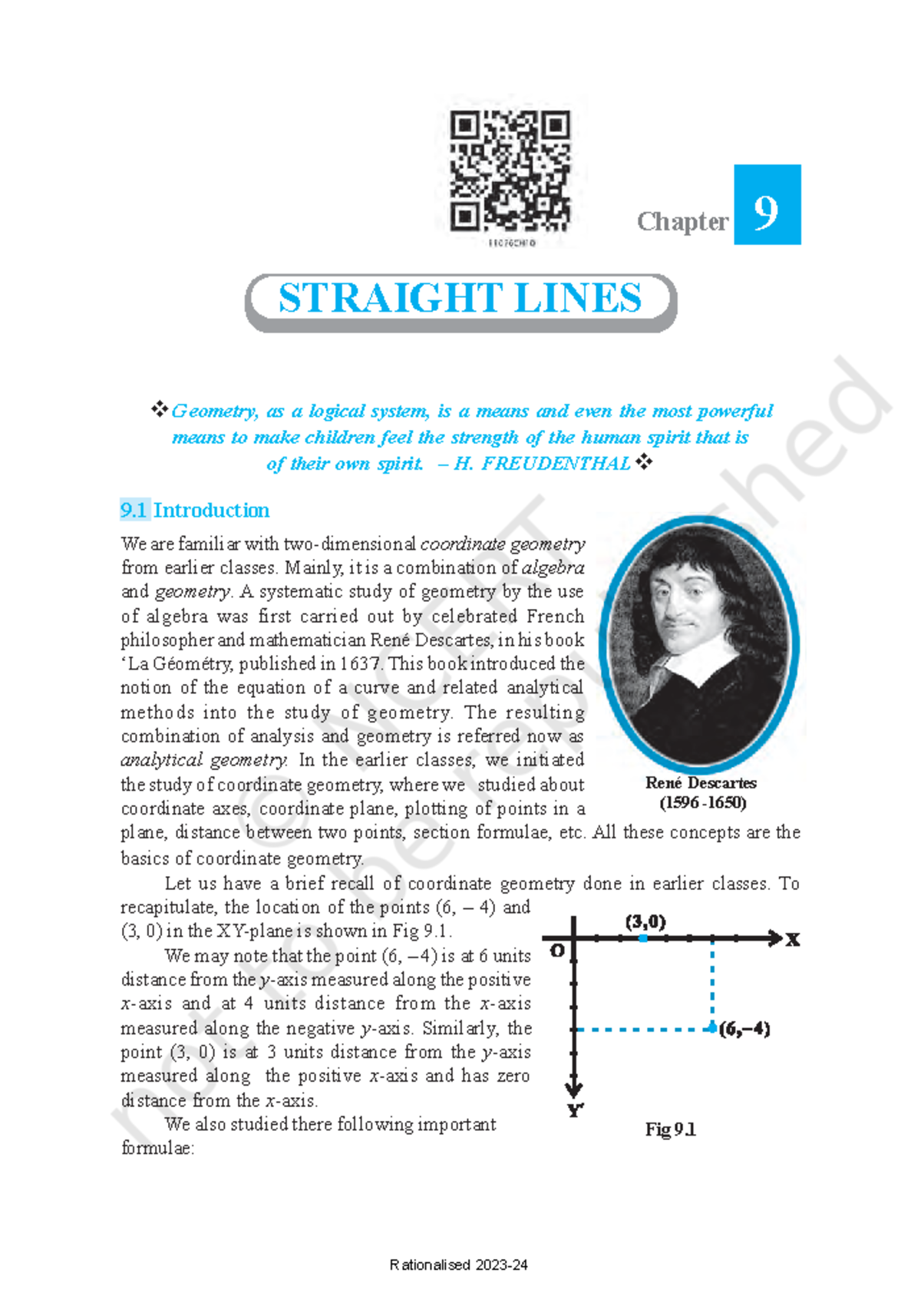Ncert textbook for class 11 maths chapter 9 - v GGGGG eometry, as a ...