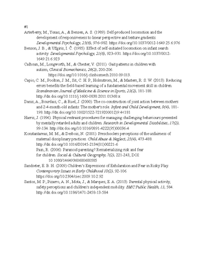 Psychology 131 - Group Project Literature Review - Group Project #3 ...