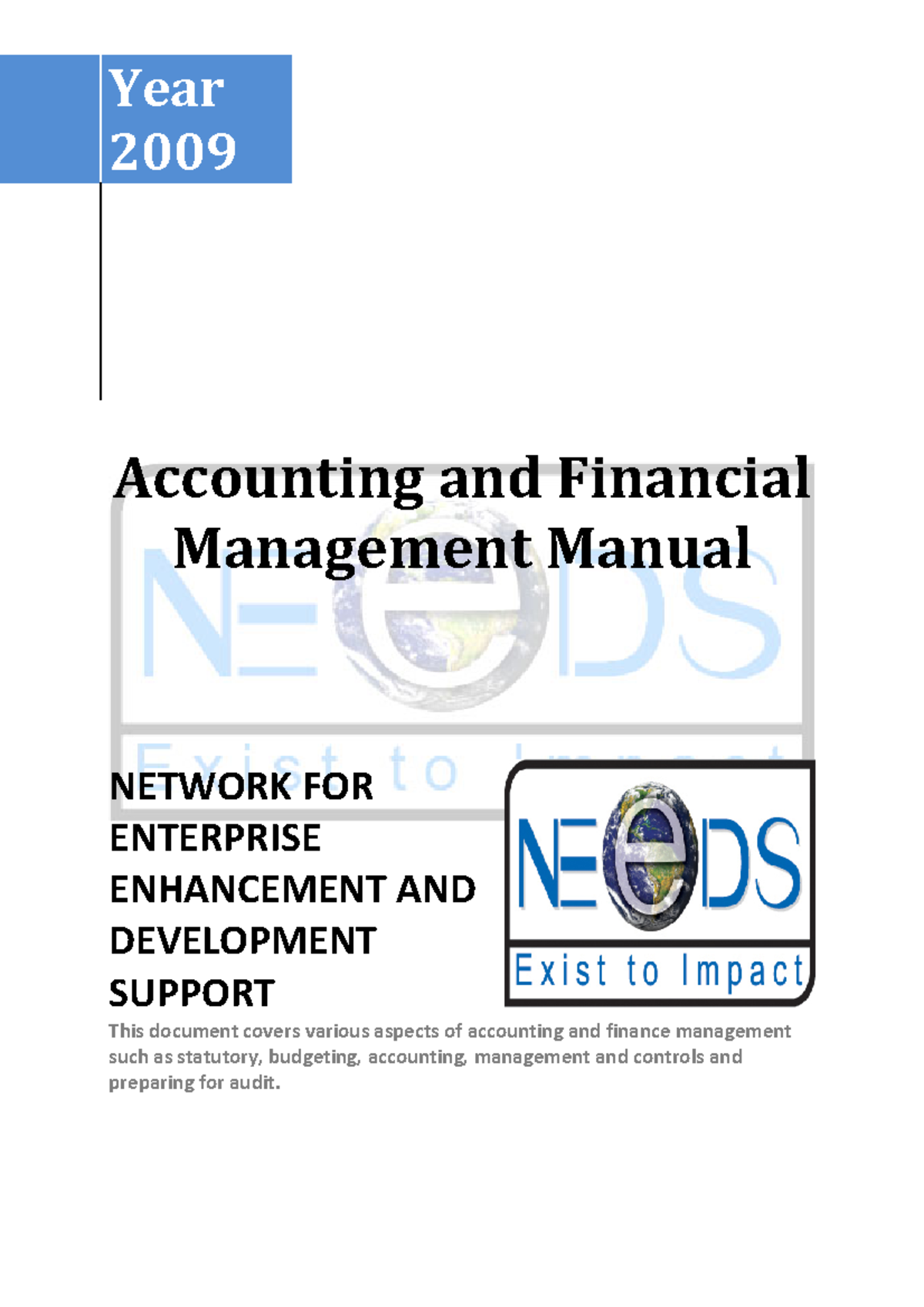 Financial-Manual - Accounting and Financial Management Manual Year 2009 ...