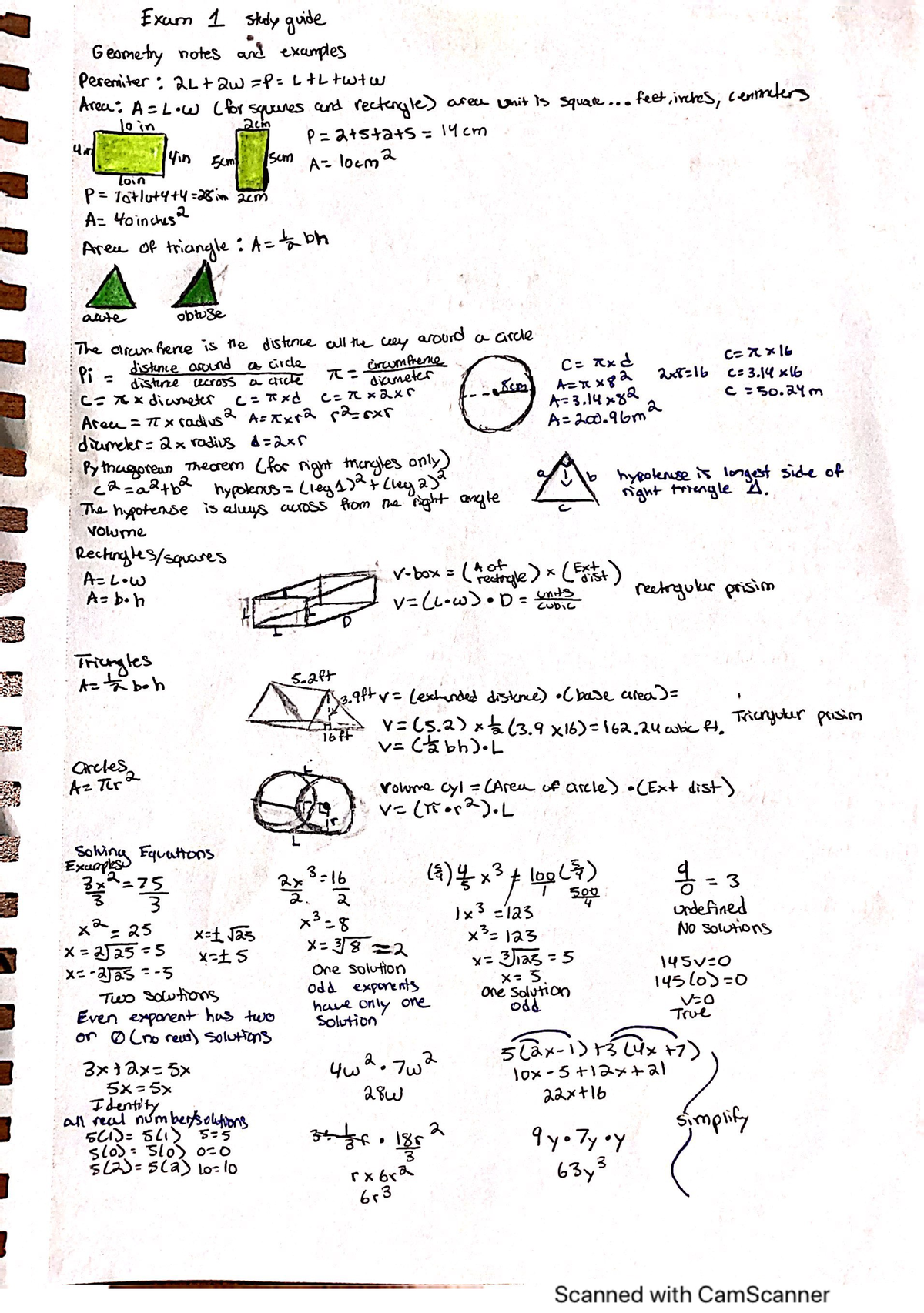 Exam 1 study guide - Math 102 - Studocu