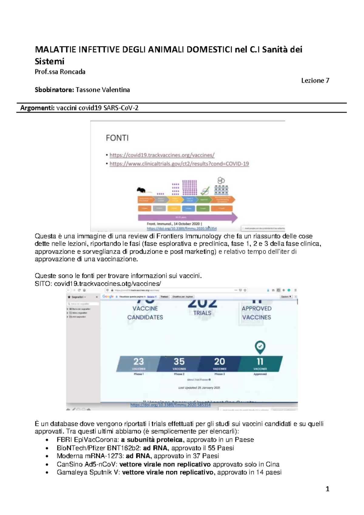 Lez. 7 Malattie infettive degli animali domestici - MALATTIE INFETTIVE ...