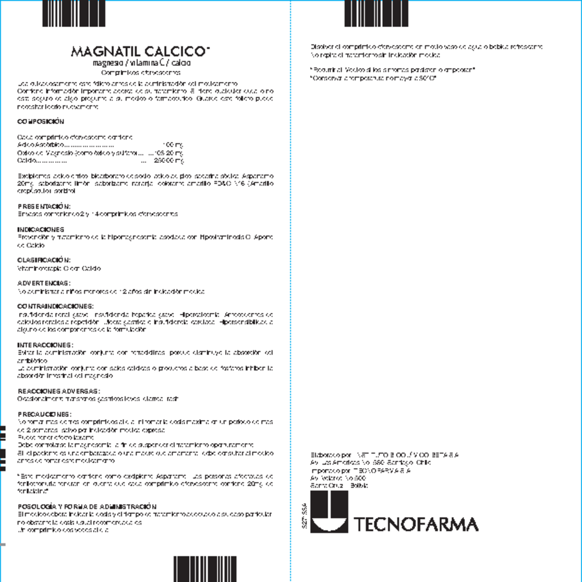 Magnatil- Calcico BO - Lea cuidadosamente este folleto antes de la ...