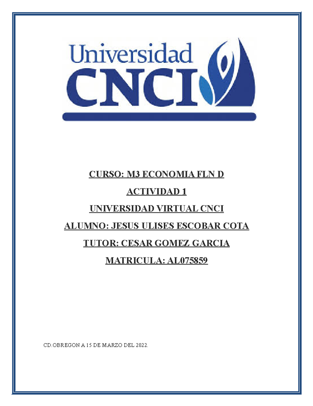 M3 Economia sectores economicos - CURSO: M3 ECONOMIA FLN D ACTIVIDAD 1 ...