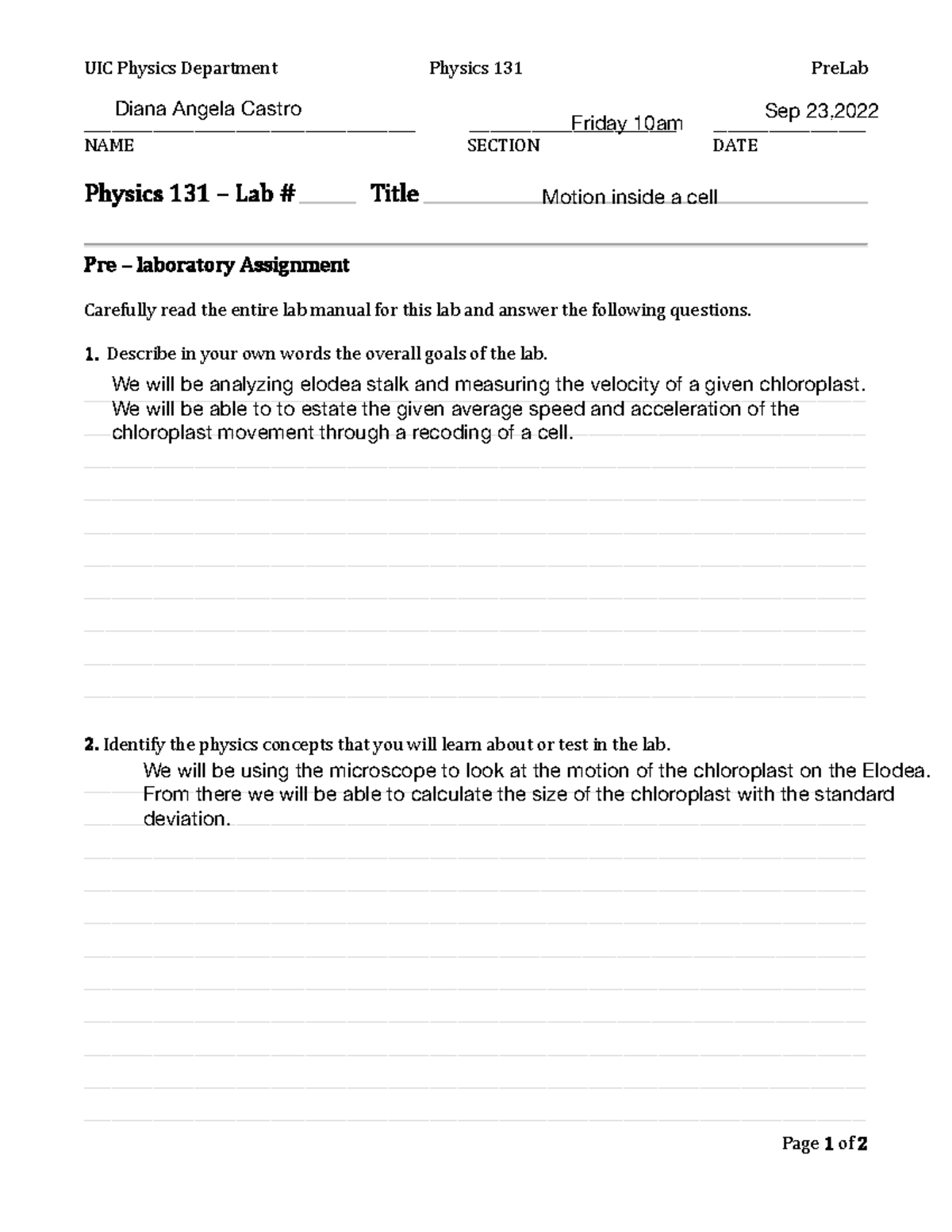 Untitled (Draft) 5 - Sdjbajsb - UIC Physics Department Physics 131 ...
