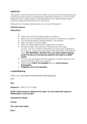 AGLC4 - Assignment Checklist - AGLC Referencing Assignment Checklist ...