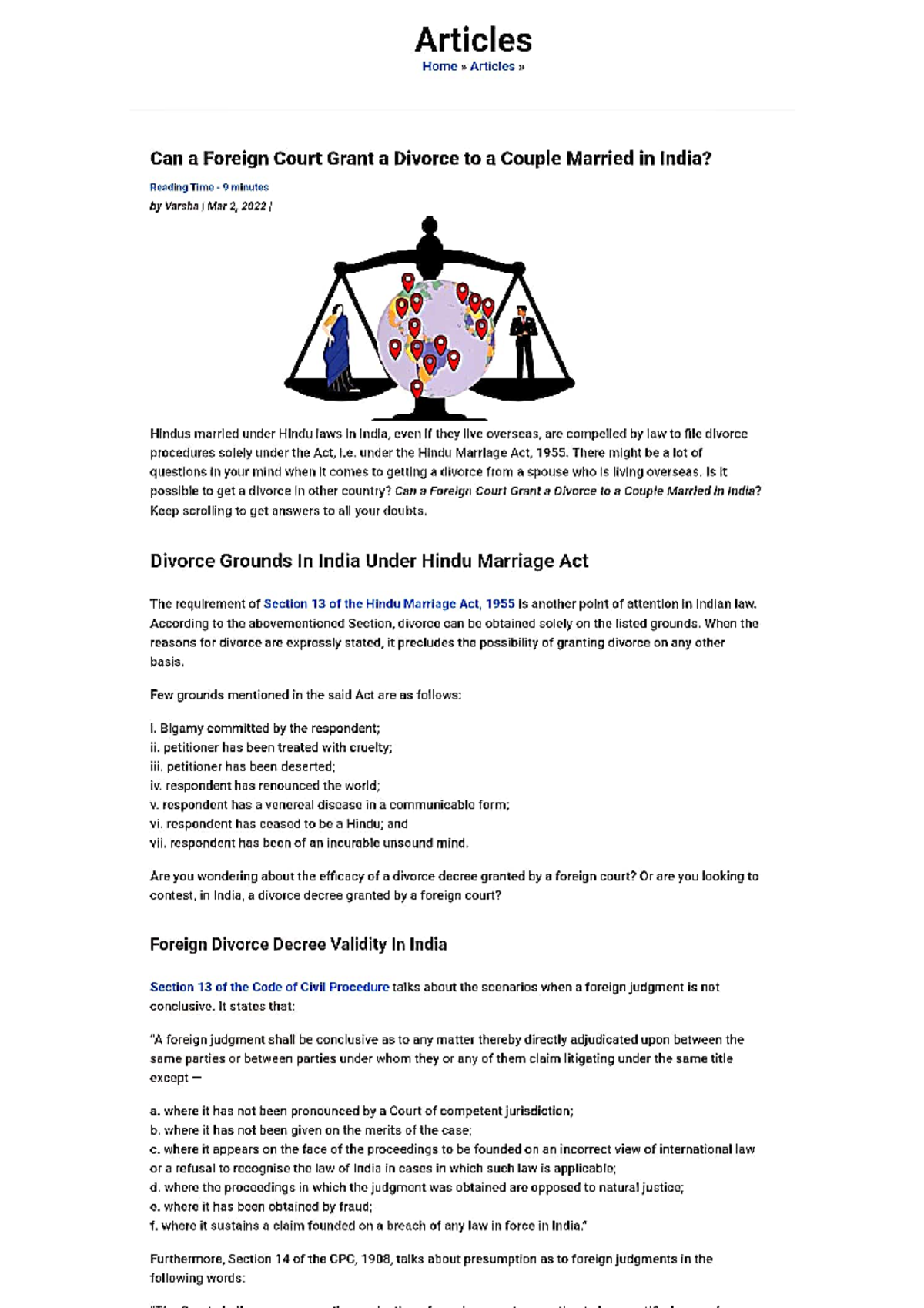Case laws - Article - Llb 3 years - Studocu