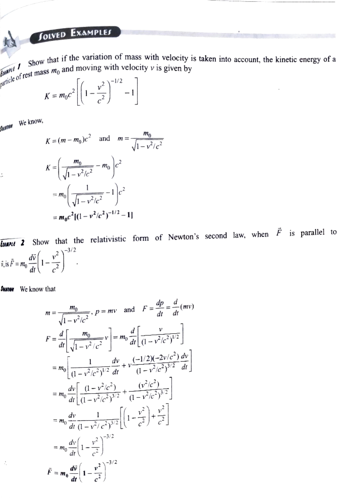 Unit 3 Theory of relativity - Bachelor Of Technology - Studocu