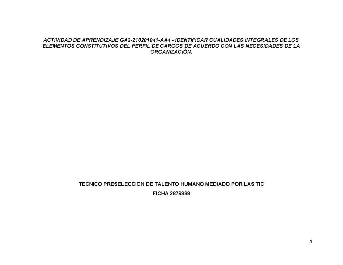 Evidencia GA2-2102010 41-AA4-EV01. Cuadro comparativo - Proceso ...