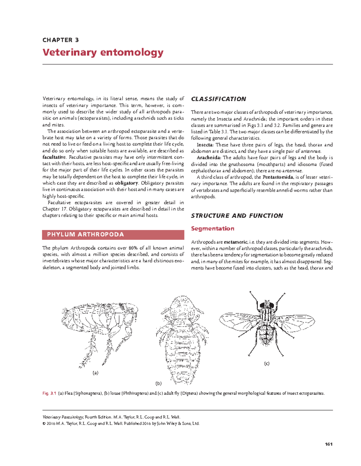 Ch3 - veterinary entomology - entoologia veterinaria - 161 Veterinary ...