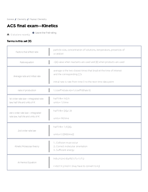 General Chemistry Exam 1 Flashcards - General Chemistry Exam 1 8 ...