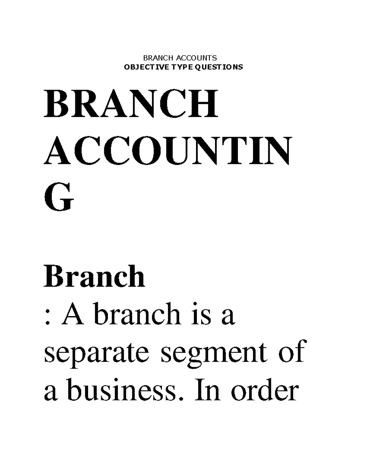 Branchaccounts 150716065836 lva1 app6891 - OBJECTIVE TYPE ...