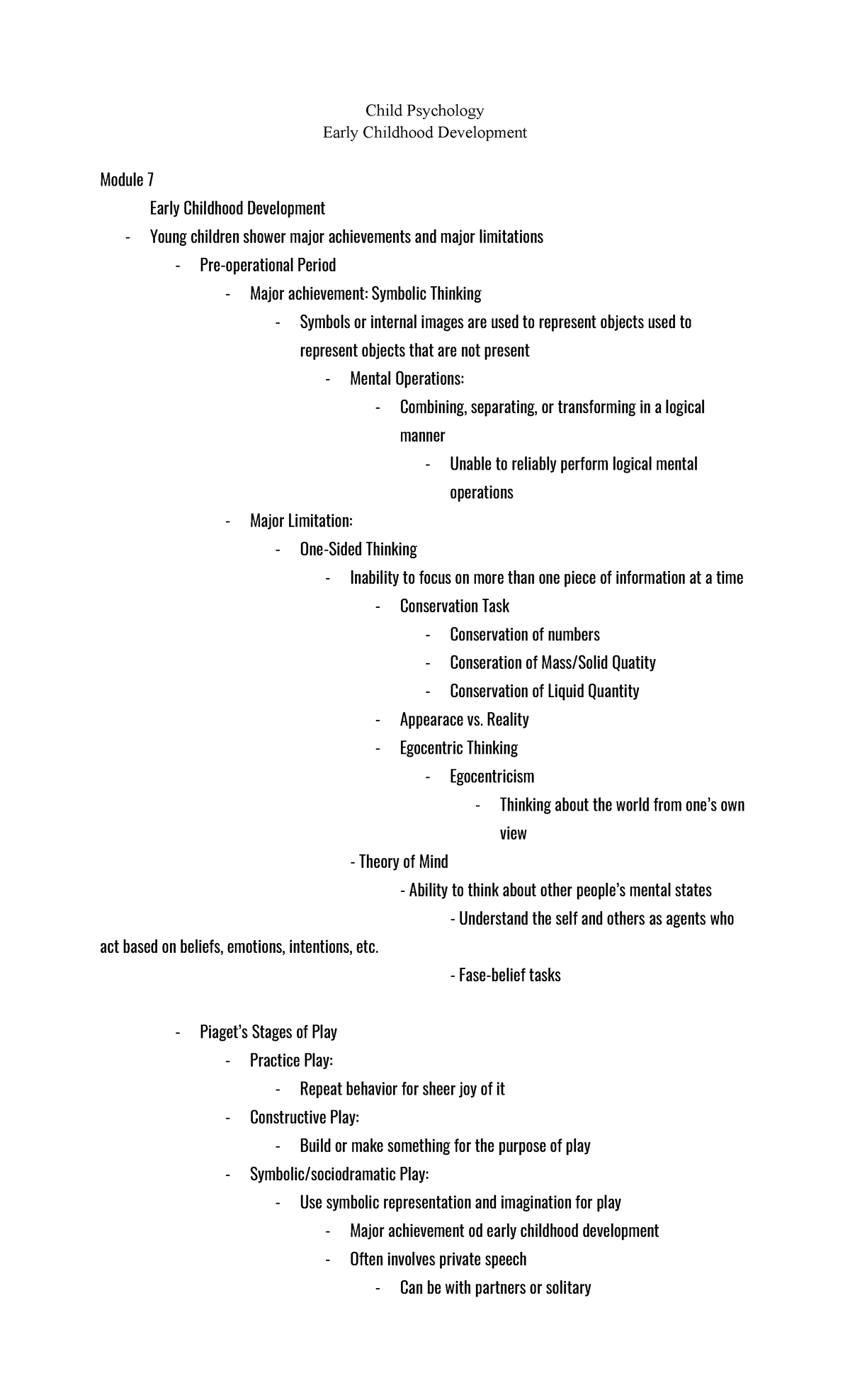 Child Psychology- Early Childhood Development - Child Psychology Early ...