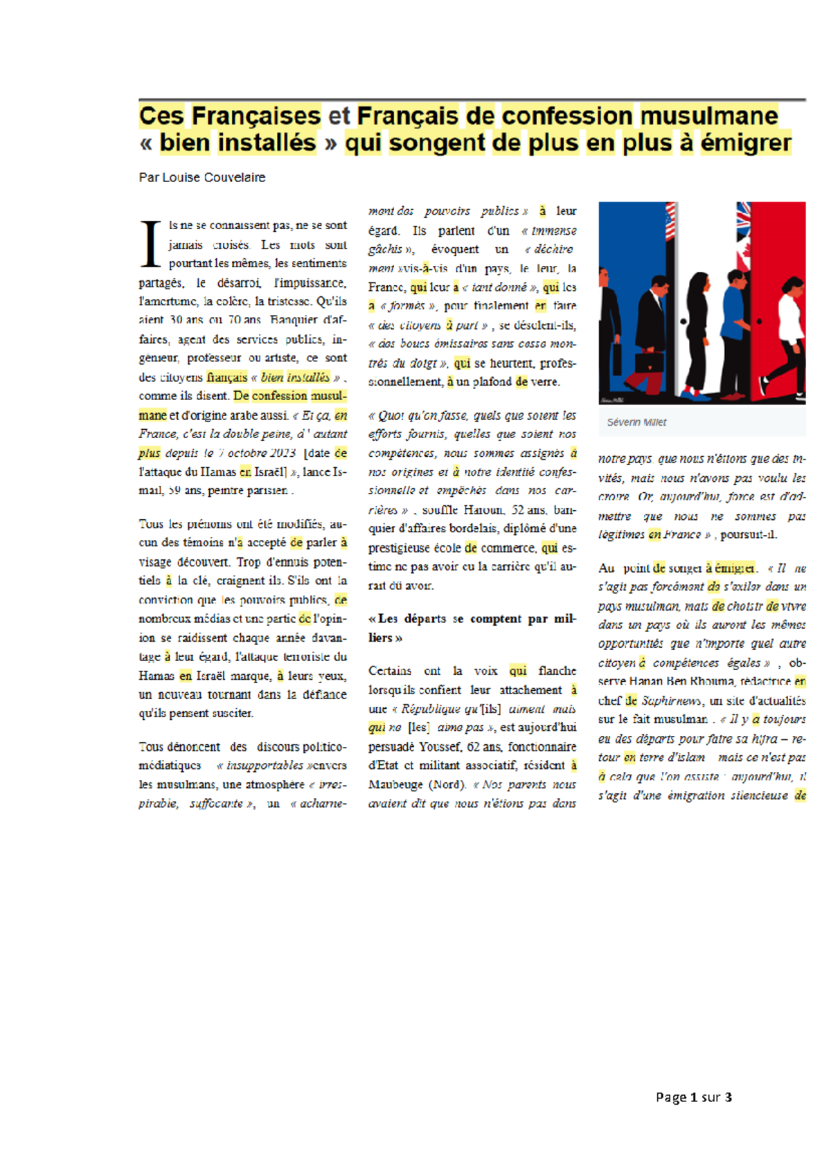 Diaspora et racisme - la france tu l'aimes mais tu la quittes ...