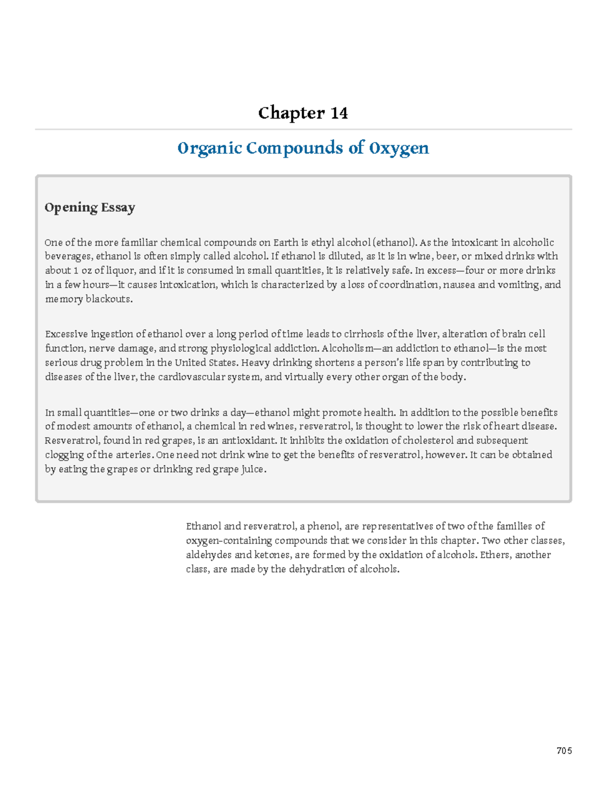 Organic Compounds of Oxygen - Chapter 14 Organic Compounds of Oxygen ...