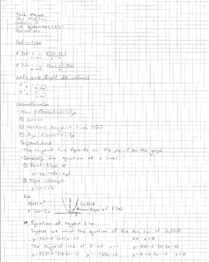 Global Extrema - M 144 - Studocu