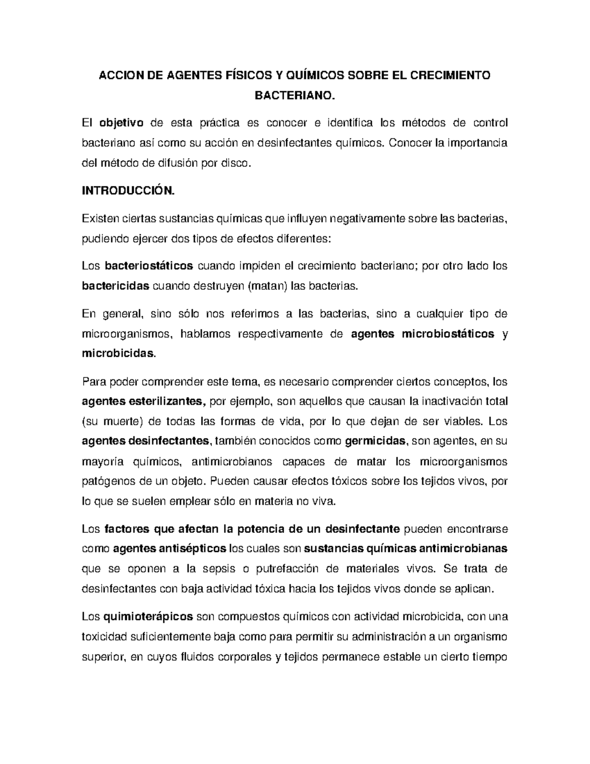 01. Acción de Agentes en el crecimiento bacteriano - ACCION DE AGENTES ...