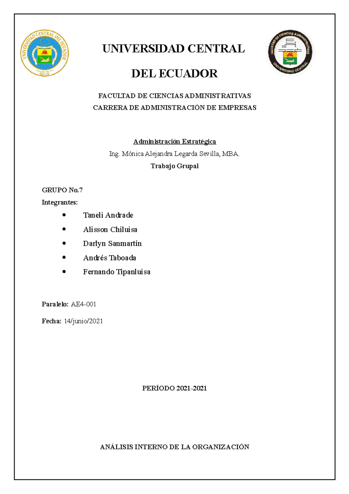 Tarea 2 Análisis de la misión, visión y objetivos de Toyota G5 ...