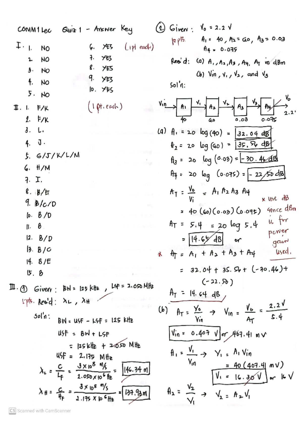 QUIZ 1-COMM 1LEC - Bachelor of Science in Electronics Engineering - Studocu
