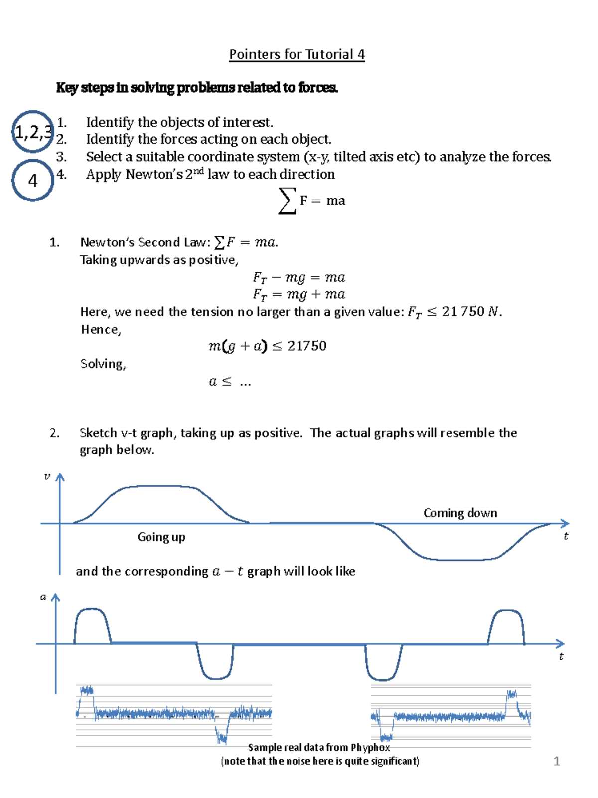 2018 Tutorial 4 Pointers - Pointers for Tutorial 4 Key steps in solving ...