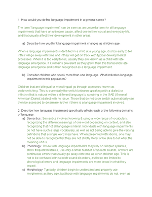 Speech path exam 2 review - Communication across the lifespan Speech is ...