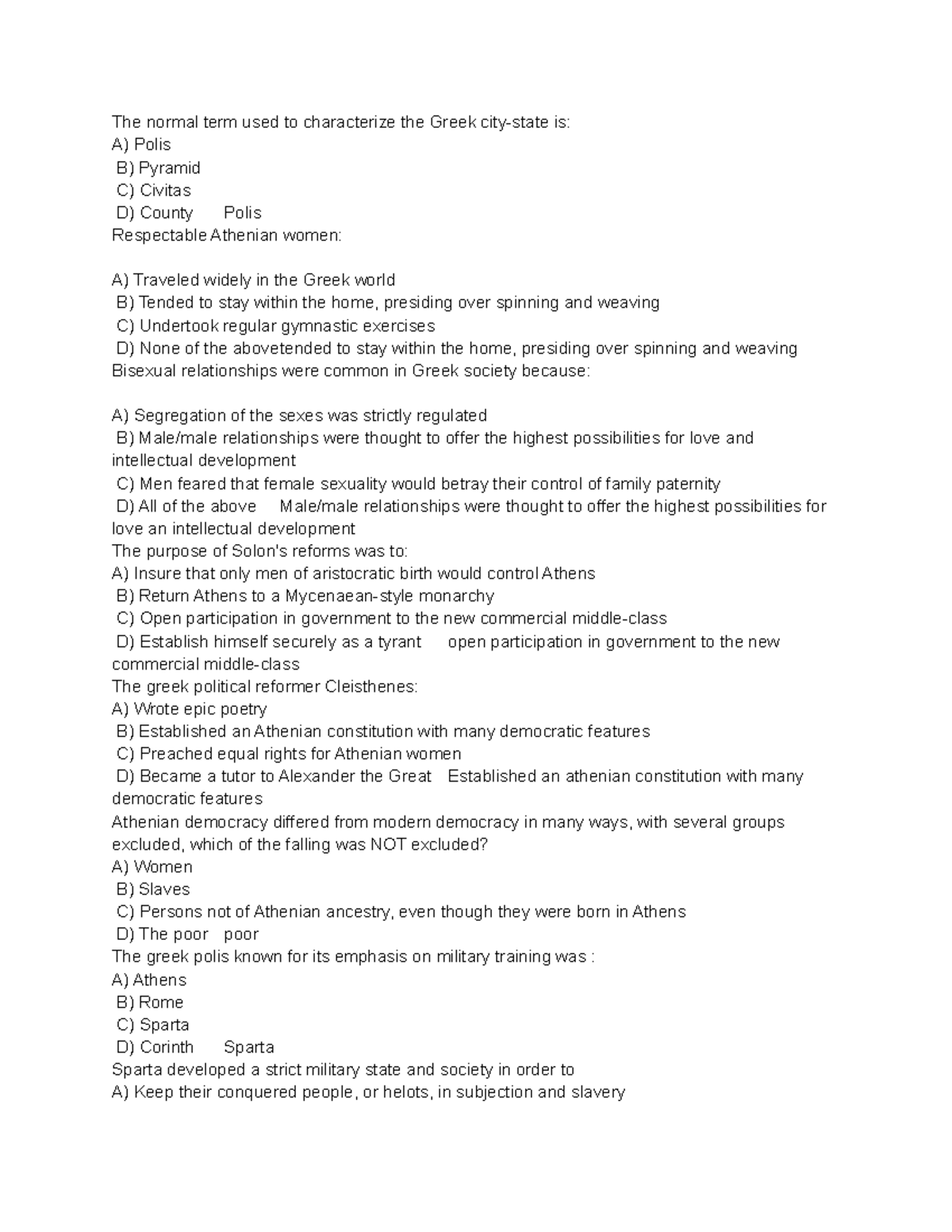 History 150- Zhuk - test answer ( test 1) - The normal term used to ...