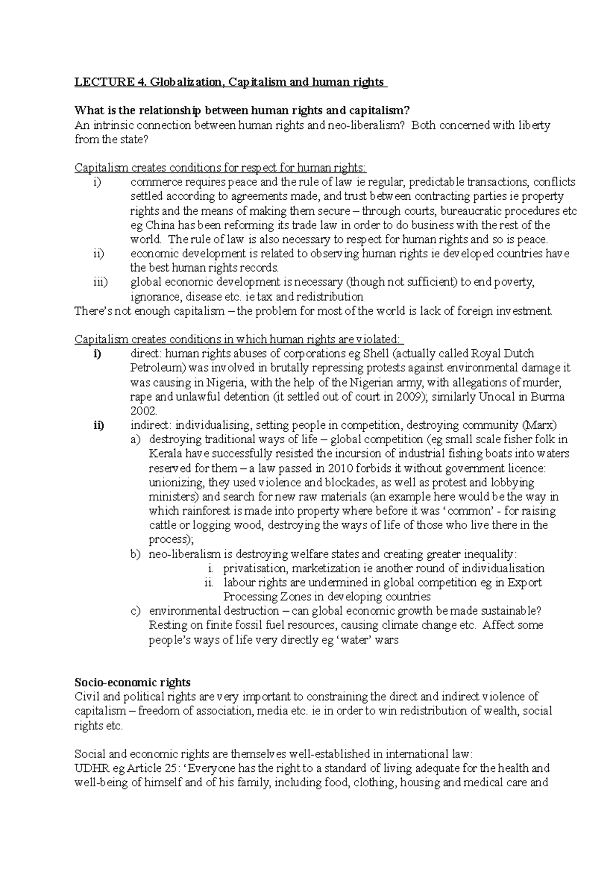 CHR Lecture 4 - Globalization, capitalism and human rights 2013-4 ...