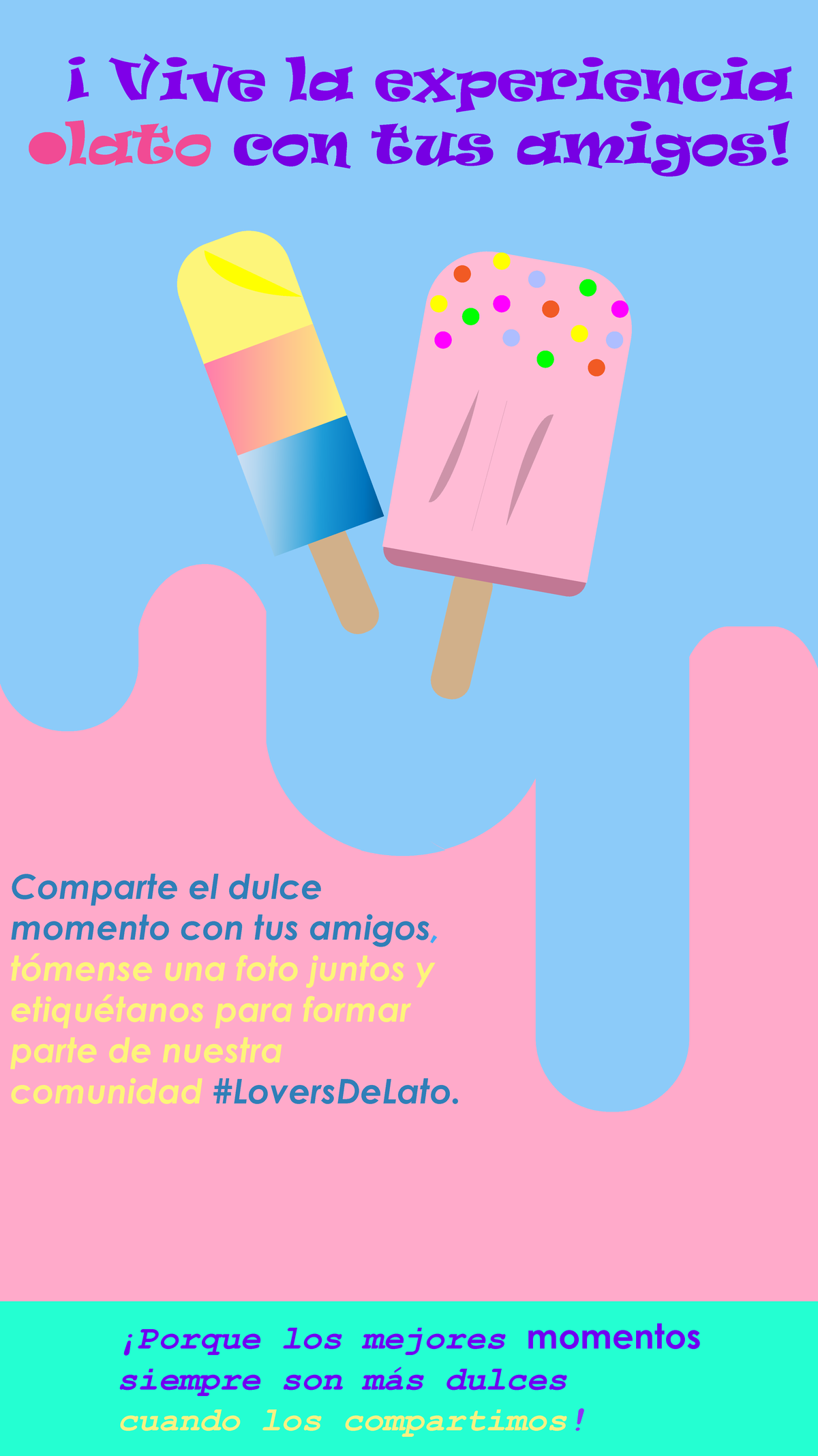 Flayer 0 - desarrollo de medios graficos visuales - Comparte el dulce ...