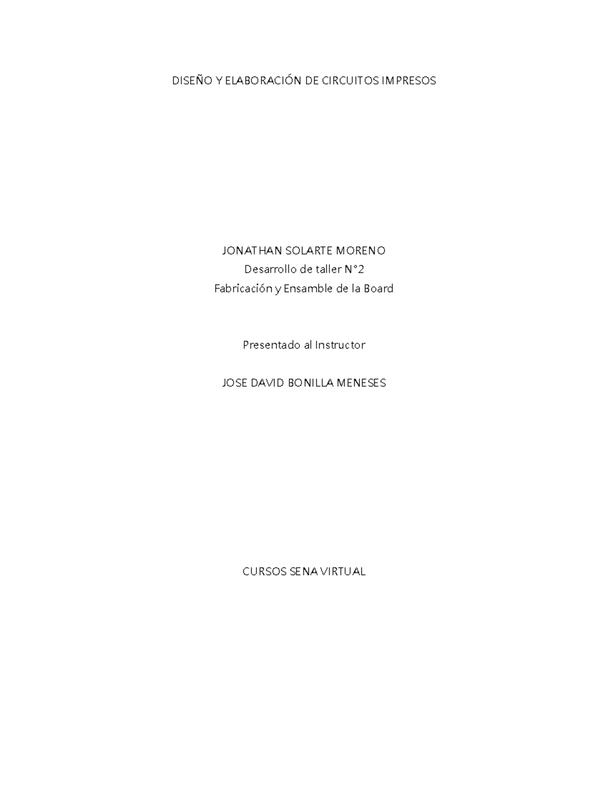 Desarrollo Actividad 4 Complementaria - DISEÑO Y ELABORACIÓN DE ...
