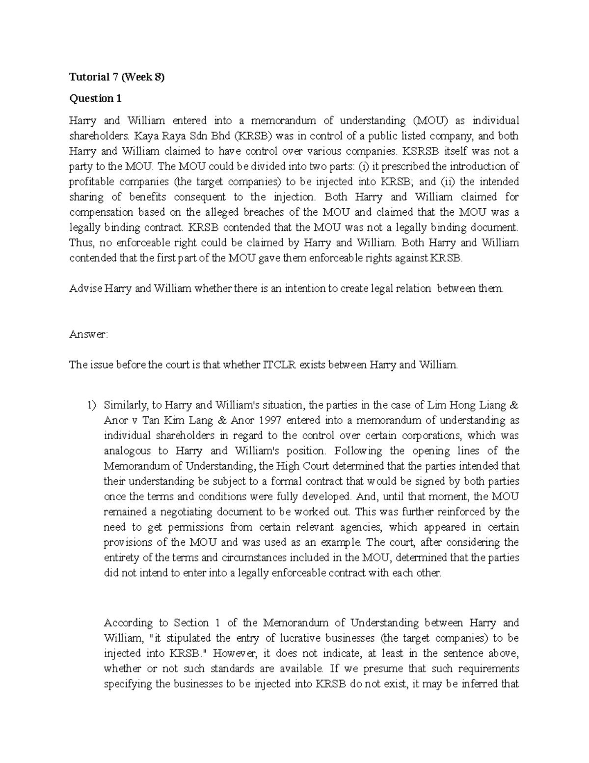 Tutorial 7 (Week 8) - hope you find it as an easy way to learn ...