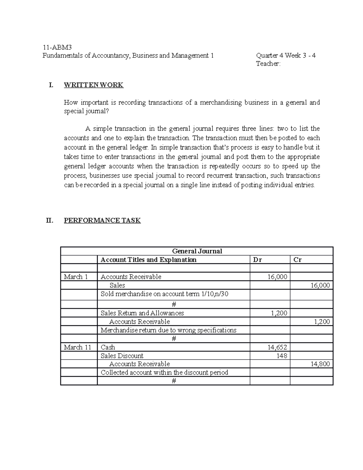 ABM1 Q4 W3 4 - module - 11-ABM Fundamentals of Accountancy, Business ...