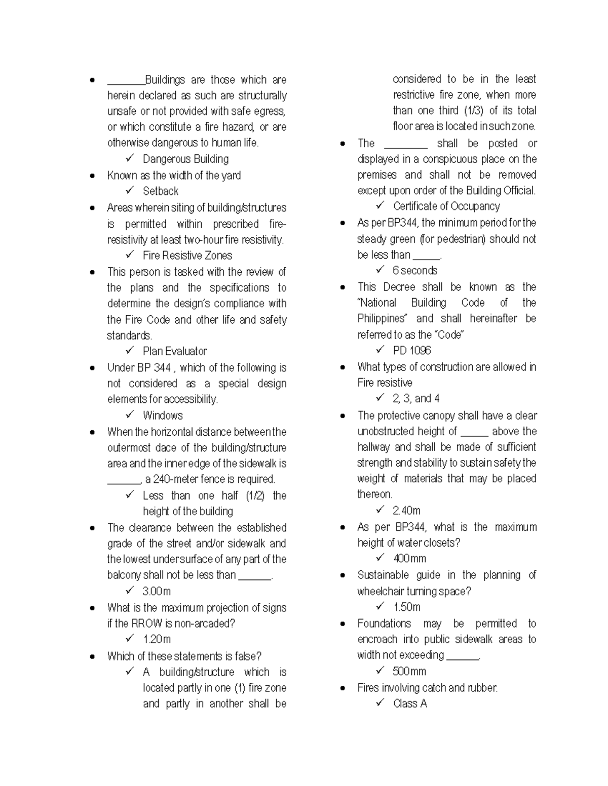 PP1-reviewer - Summary Professional Practice 1 - _______Buildings are ...