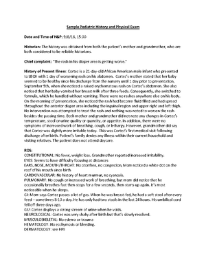 Pedia ward assessment tool - General data: Name ...