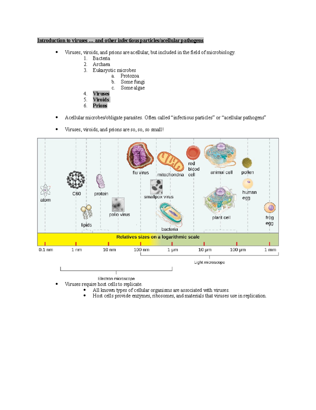 3- Viruses and other Acellular pathogens - Introduction to viruses ...