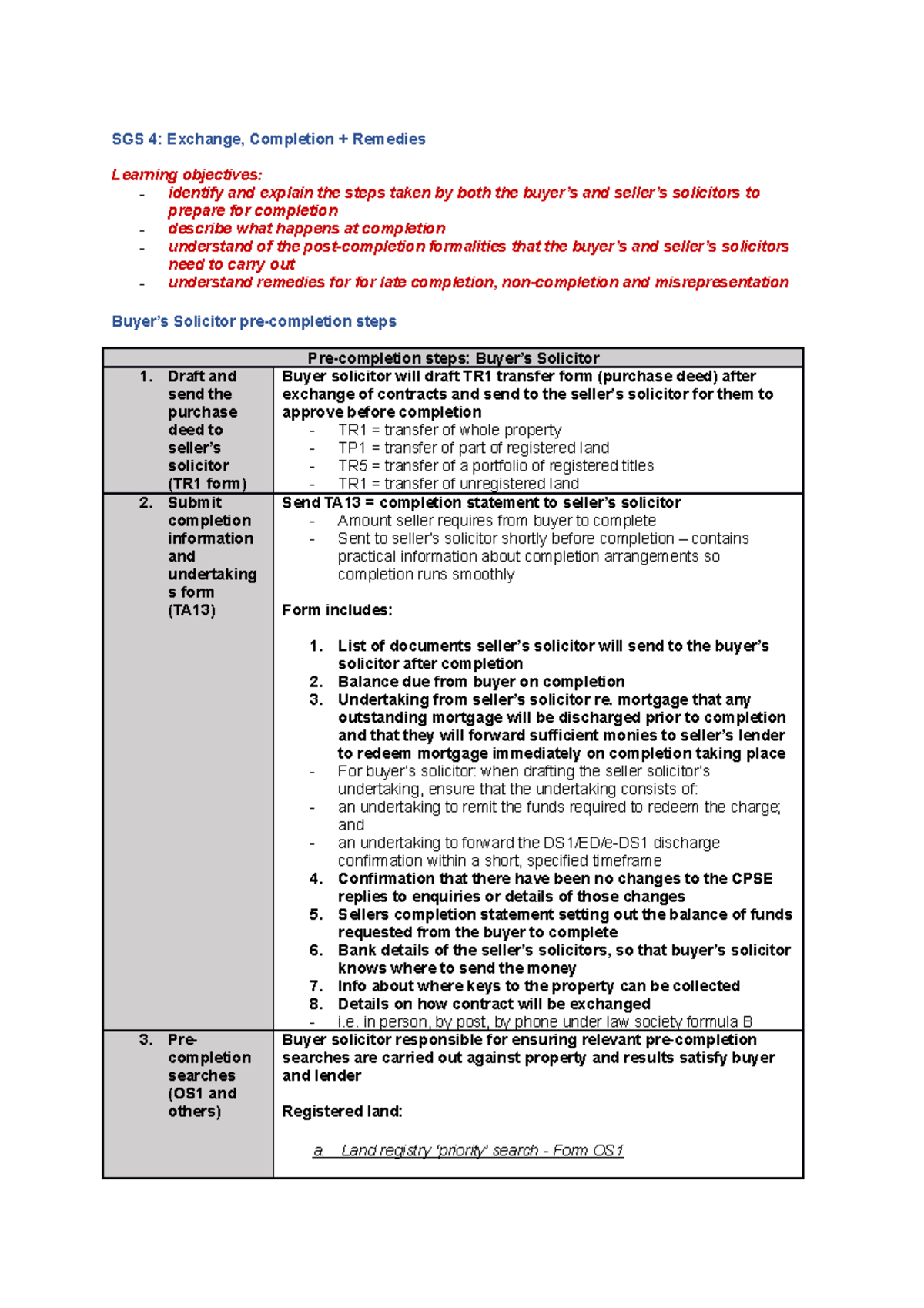 SGS 4 - summary of chapter + SGS notes for exam - SGS 4: Exchange ...