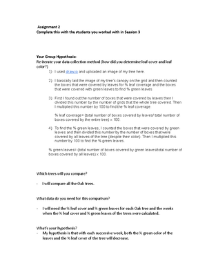 Intro to Bio Lab Notebook - Instructions page: Go to File /Make a Copy ...