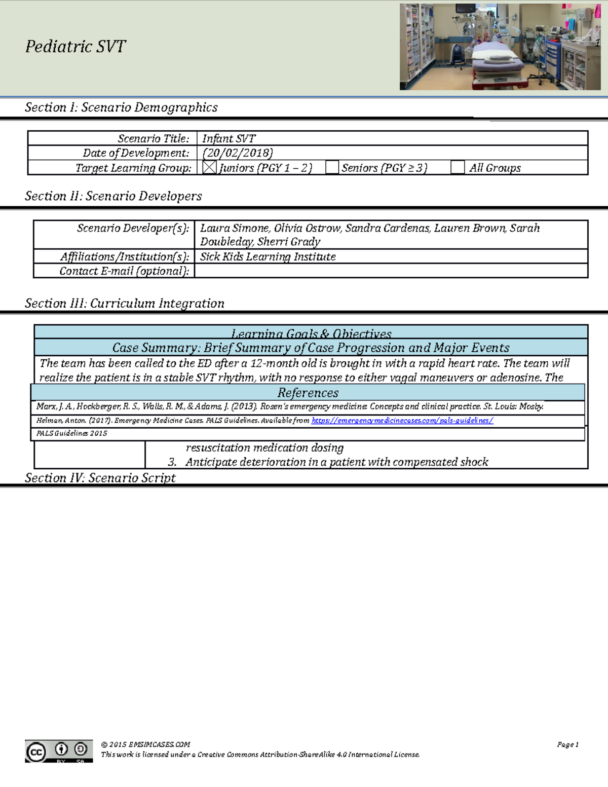 Pediatric-svt - Simulations on various paediatrics ED topics ...