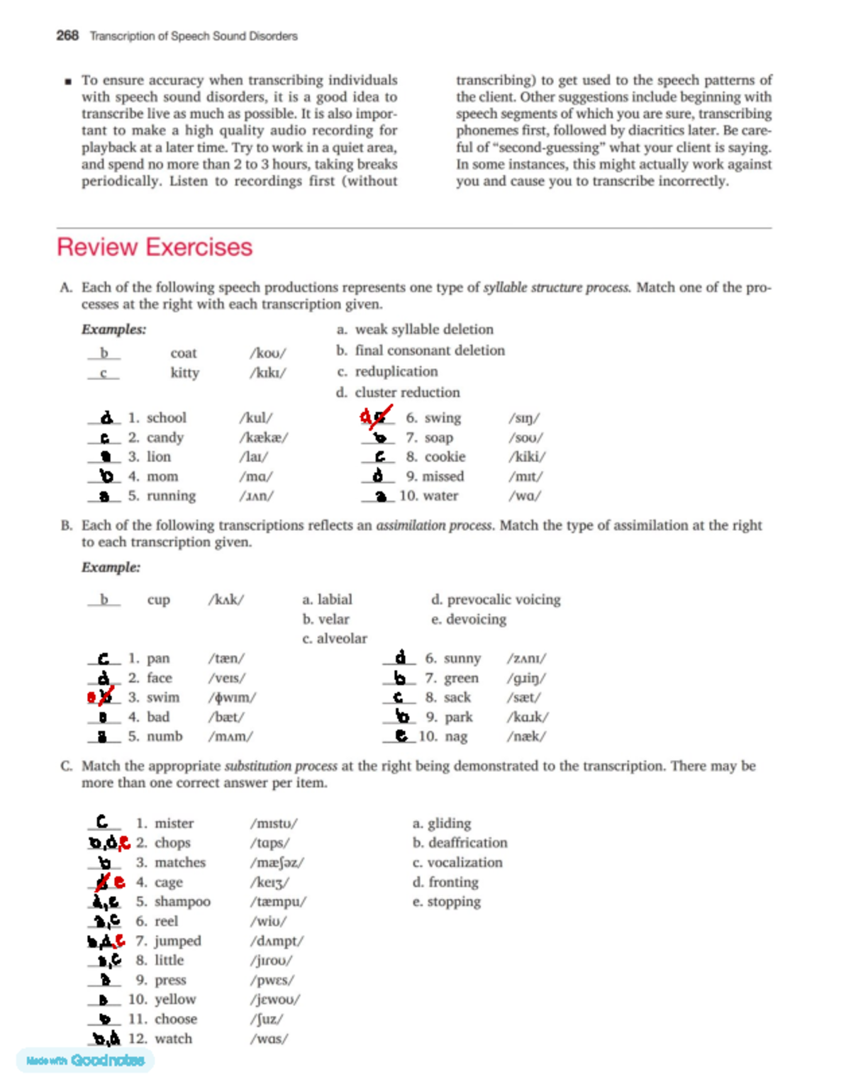 Chapter 8 review exercises - d d) C D a C D d a a C & a D i C b a e C b ...