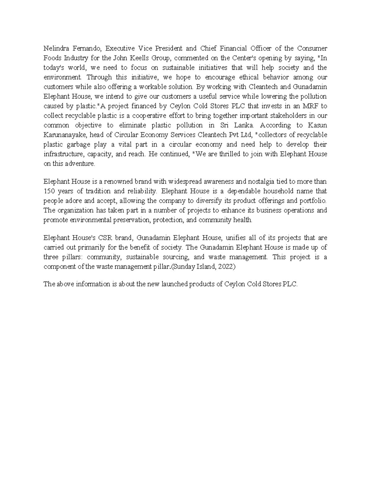 Nelindra Fernando - dsdsdd - Nelindra Fernando, Executive Vice ...
