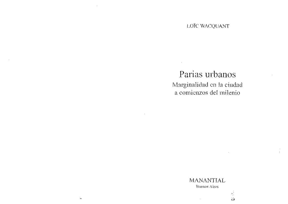 4- wacquant-parias-urbanos-seleccion - r WACQUANT Parias urbanos ...