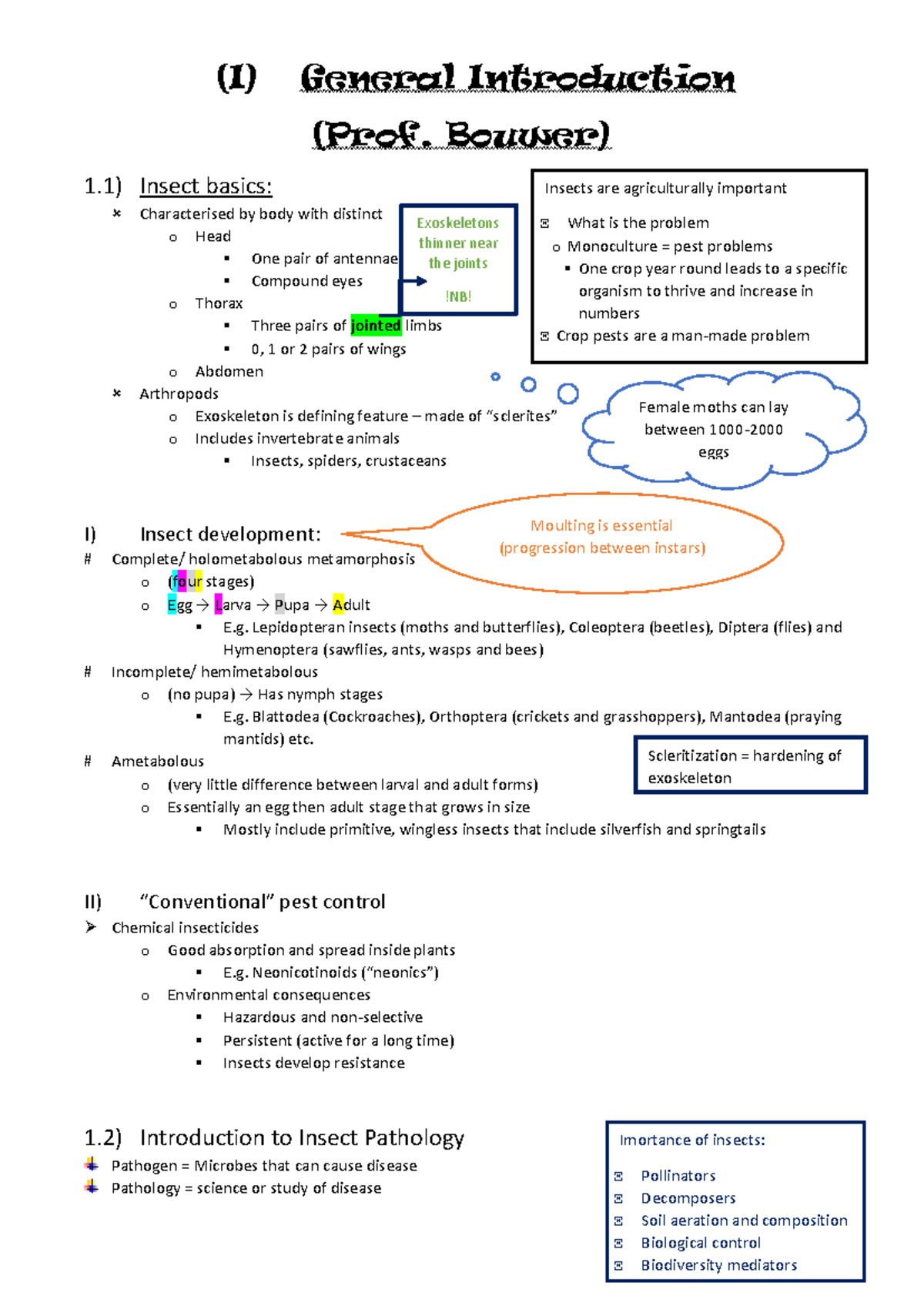 Plant and Invertebrate Pathology - 1 (I) General Introduction (Prof ...