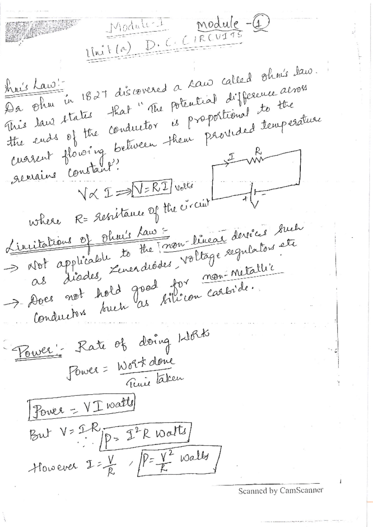 Basic Electricals Notes Ist sem - electronics and communication - Studocu